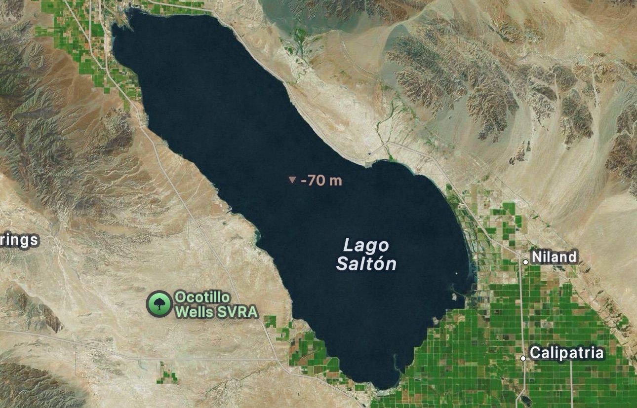 El Lago Salton: El mar accidental de California que se convirtió en ...